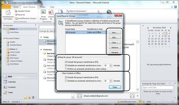 Send & Receive Menu in Microsoft Outlook - Techyv.com Send & Receive Menu in Microsoft Outlook - Techyv.com